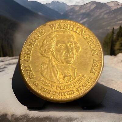 George Washington 1st President 1789-1797 Coin Medal Token 31mm | eBay