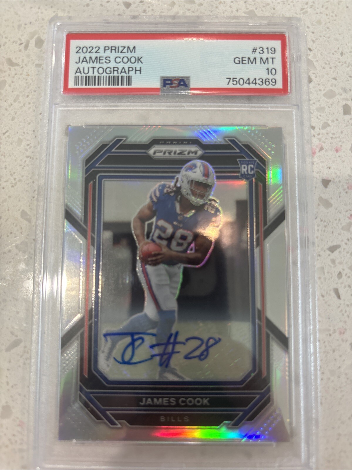 2022 Prizm James Cook Autograph PSA 10 | eBay