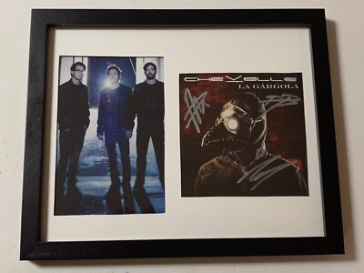 CHEVELLE BAND AUTOGRAPHED SIGNED FRAMED LA GARGOLA CD COVER JSA COA ...