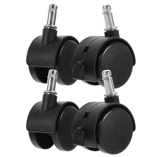 4pcs Swivel Casters Trash Can Wheels Small Caster Wheels Storage Box ...