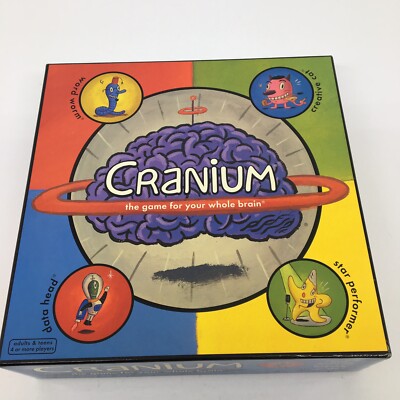Cranium The Game for Your Whole Brain Board Game 2002 Edition Missing ...