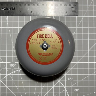 Edwards Firebell Fire Bell 323D-4AW, New, Vintage, NOS, Original Box ...