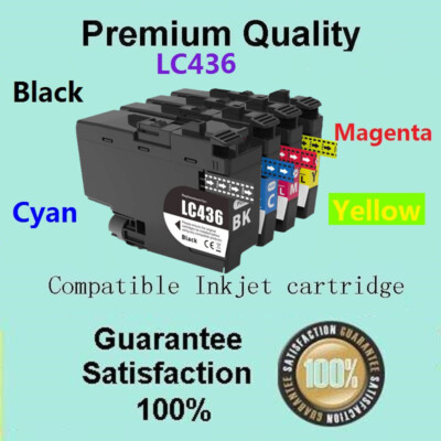 Any LC436 B/C/M/Y Ink Cartridges for Brother MFC J4440DW J4540DW ...