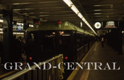 ORIGINAL 1995 NYCTA NEW YORK CITY SUBWAY SLIDE GRAND CENTRAL MANHATTAN ...