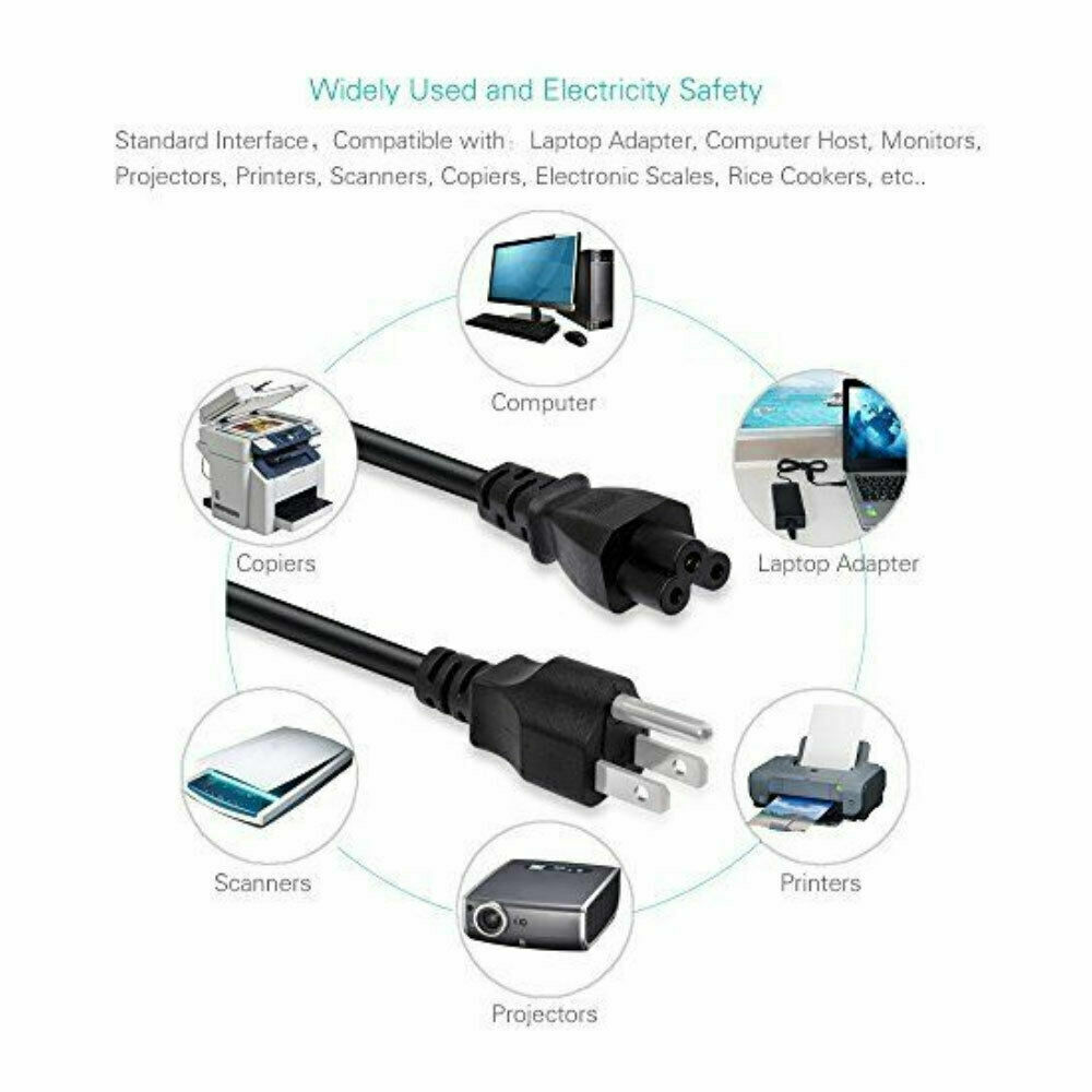 OmiLik 5ft AC Power Cord Cable for JET LINETEK 125V 7V LS 15 18 AWG ...