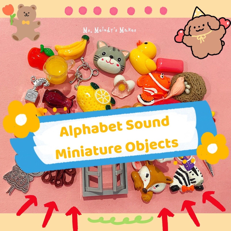 Set1 Beginning Alphabet Initial Letter Sound Phonics Montessori Mini ...