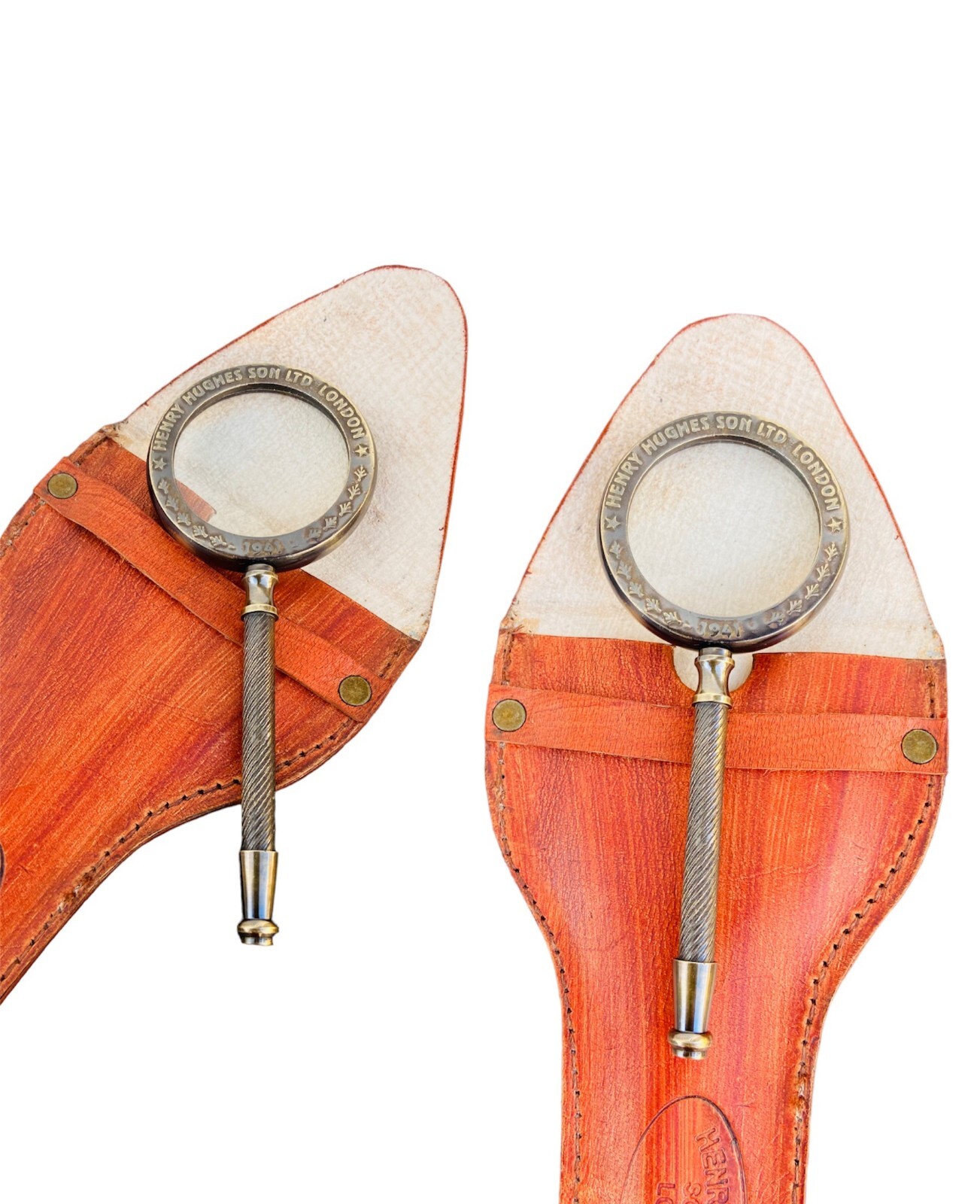 Antique Vintage Style, Brass Magnifying Glass "London 1941" LOT OF 5 | eBay