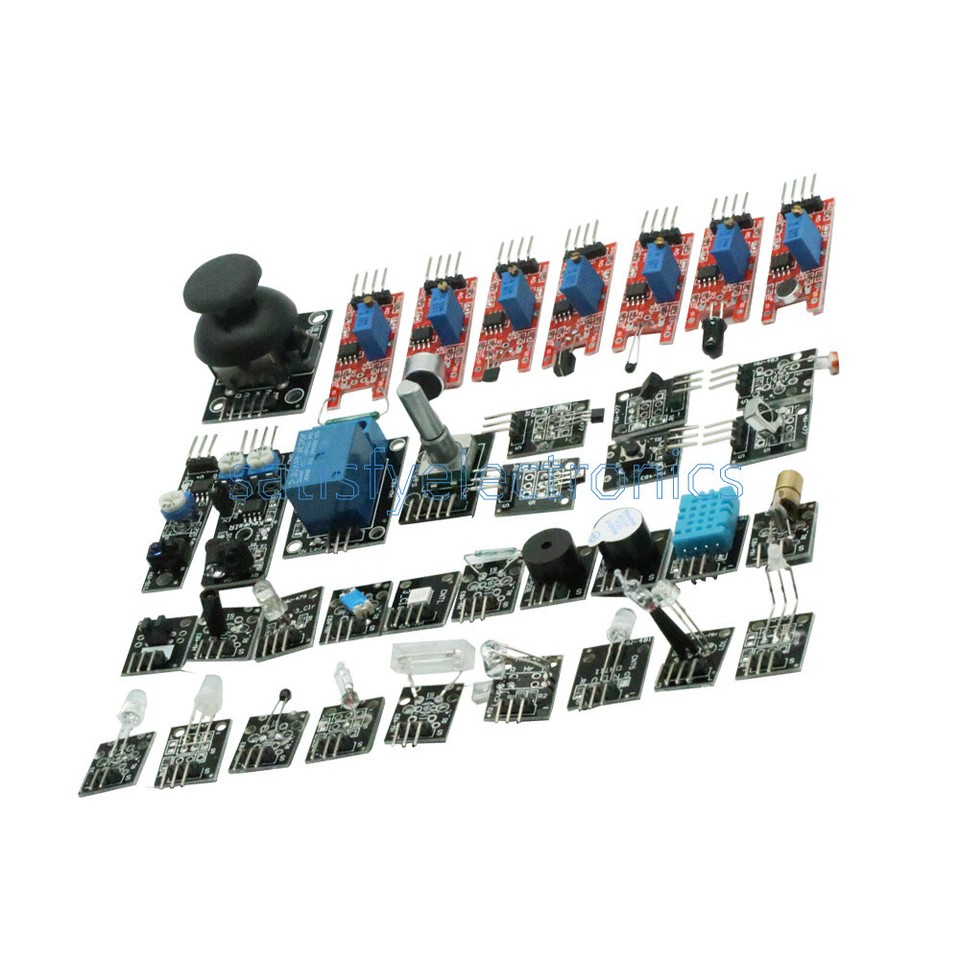 Ultimate 37 in 1 Sensor Module Kit Set für Raspberry Pi & Arduino& MCU ...