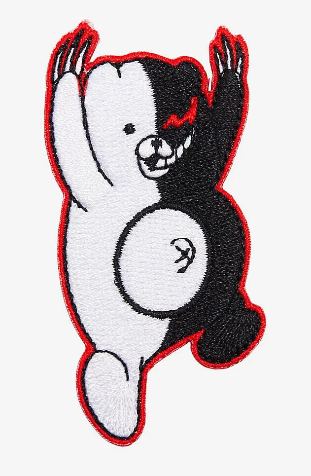 Monokuma Iron-On Patch Anime Danganronpa 3 The End of Hope's Peak High ...