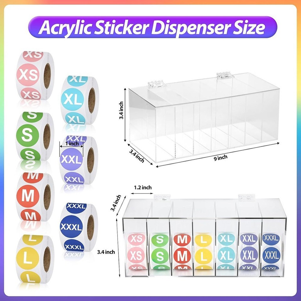 Label Organizer Roll Label Storage Versatile For Home Use Enhanced ...