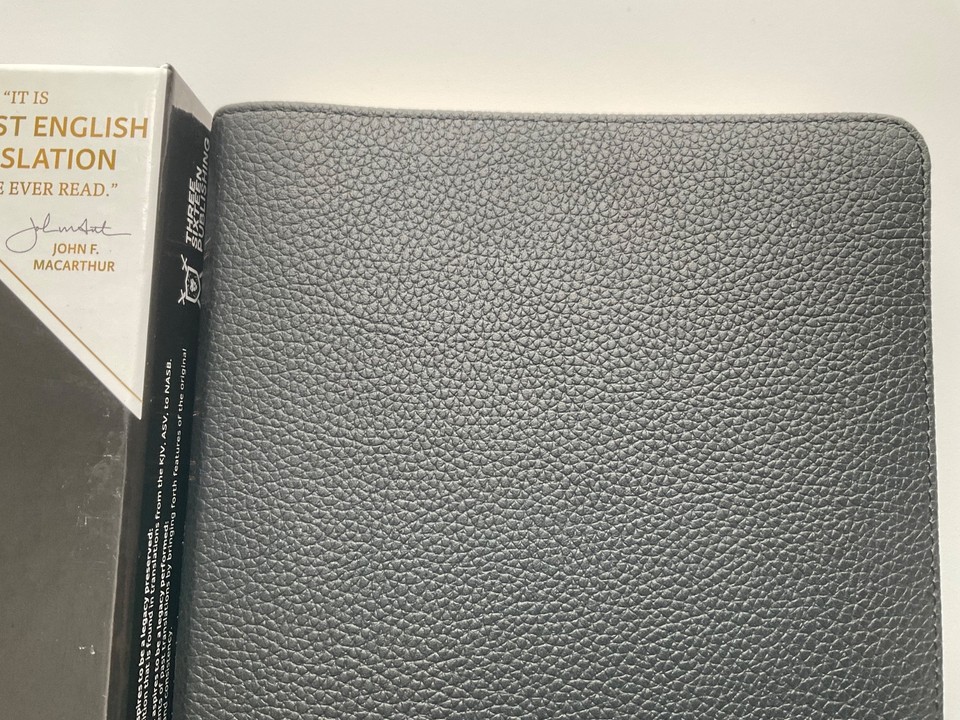 LSB Legacy Standard Bible Verse by Verse Black Cowhide Leather ...