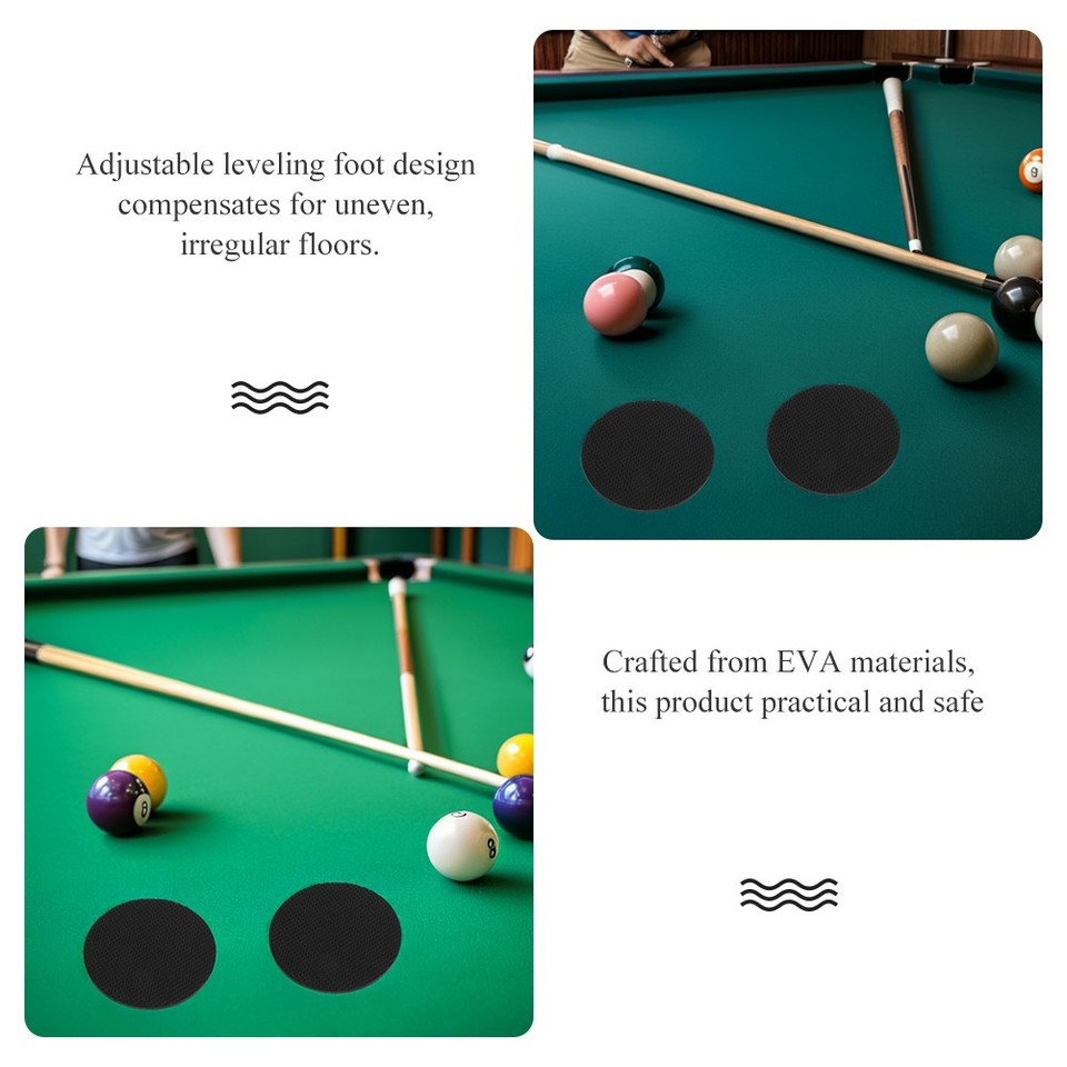 12Pcs Billiard Table Leg Cushion Pads for Leveling and Adjustments ...