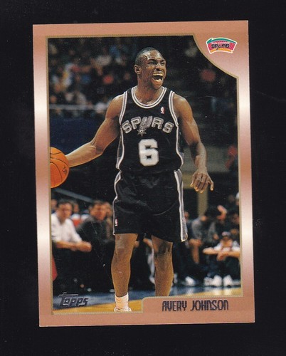 1998-99 Topps Avery Johnson #156 San Antonio Spurs | eBay