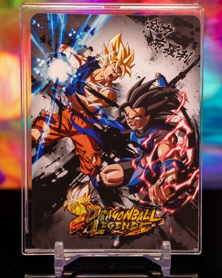 2022 Dragon Ball Legends Waifu Card SSB Gogeta Premium Foil Textured ...