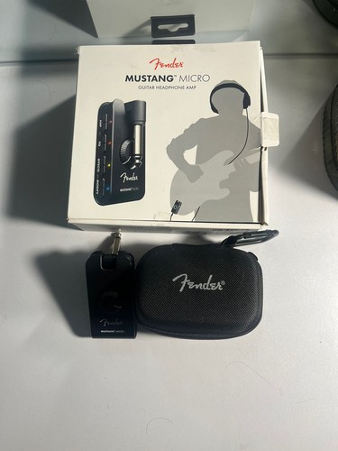 Fender Mustang Micro Guitar Headphone AMP Case Box | eBay
