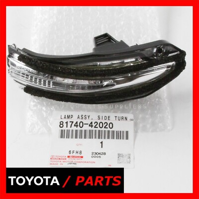 FACTORY TOYOTA RAV4 VENZA 4RUNNER SIDE TURN LAMP ASSY FRONT LEFT ...