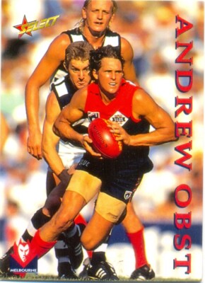 1995 Select series 1 common card 105/250 Andrew Obst - Melbourne | eBay ...