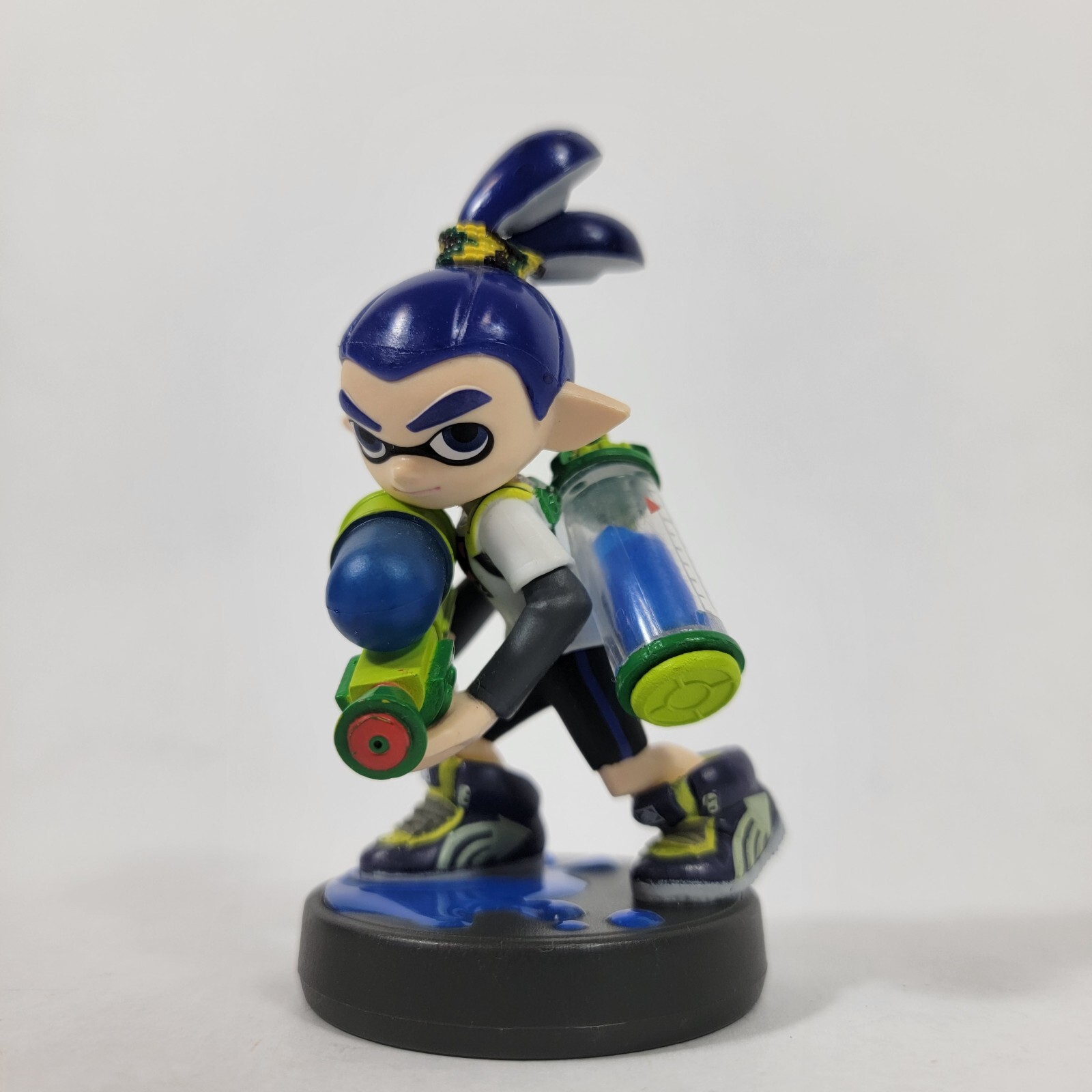Super Smash Bros Splatoon BLUE INKLING BOY Amiibo Switch 3ds Wii U ...