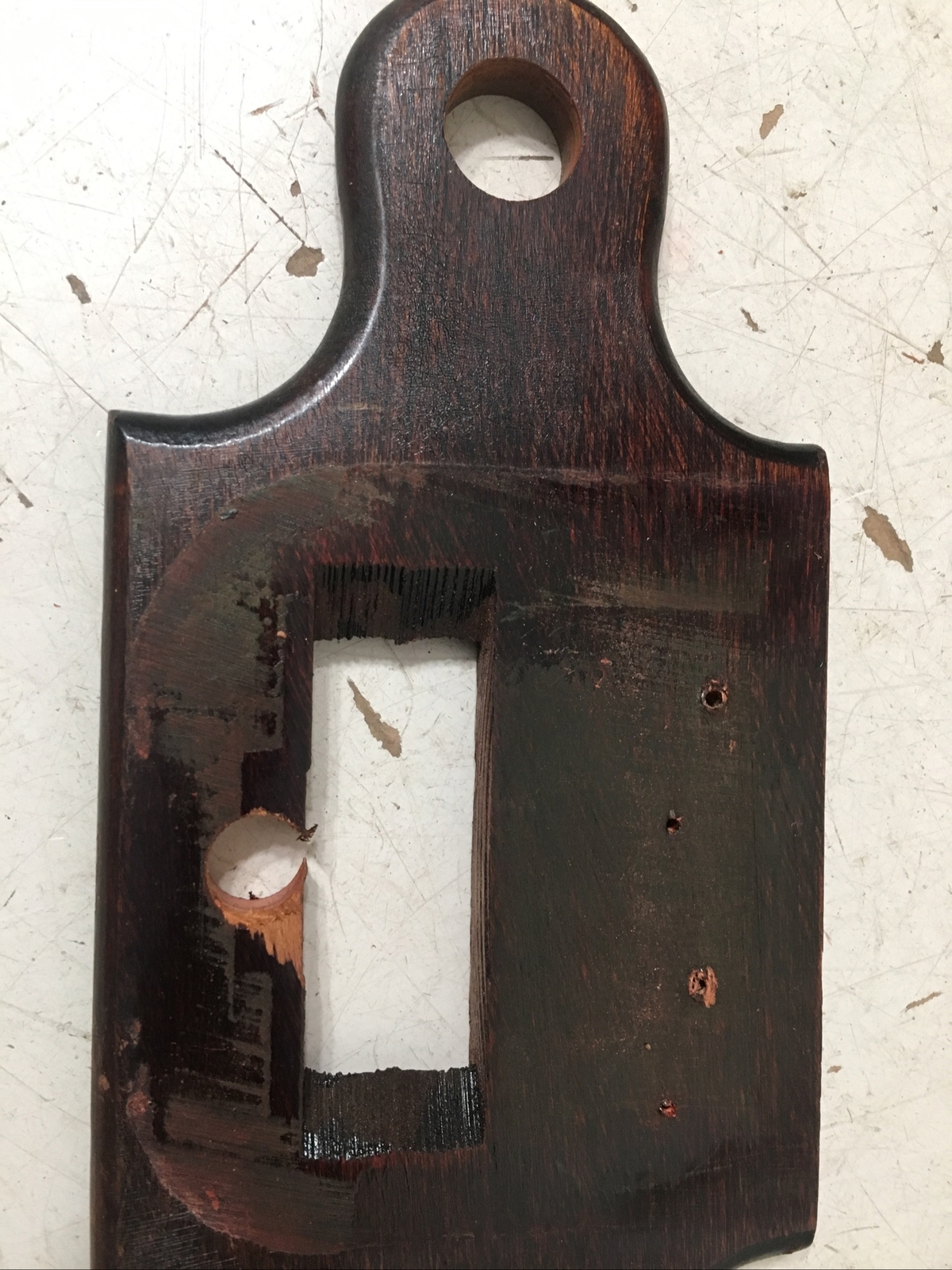 Antique Ingraham Nile Banjo Clock Upper Section Column Brace Part | eBay