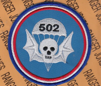 502nd Airborne Infantry Regiment 101st AASLT pocket patch 3.75" c/e B ...