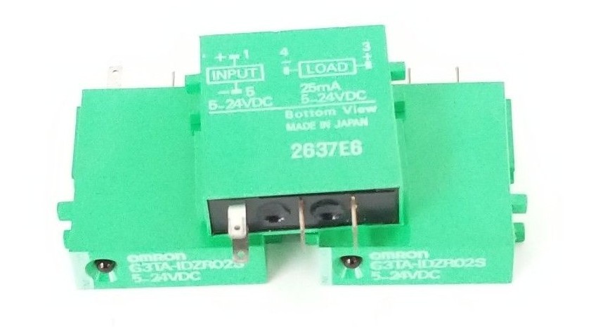 LOT OF 3 OMRON G3TA-IDZR02S PHOTOCOUPLER RELAYS 5/24VDC SSR INCLUDES ...