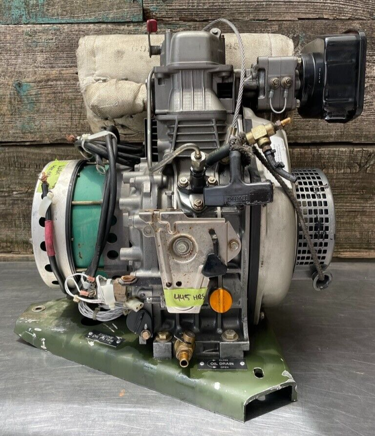 445HR YANMAR L70AE, L70 ENGINE 4.9kw w/ Starter, Muffler, Generator MEP ...