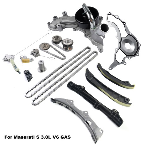 Timing Chain Kit & Water Pump for Maserati Quattroporte Ghibli 3.0 S V6 ...