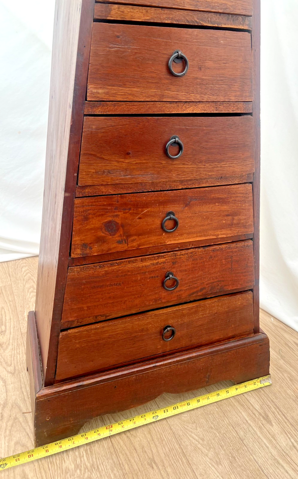 Vintage Nova Furniture Chest of Drawers Pyramid Shape Apothecary ...