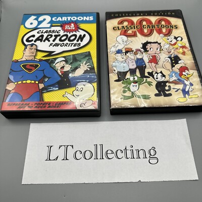Classic Cartoon Favorites DVD & 200 Classic Cartoons DVD 777966881997| eBay