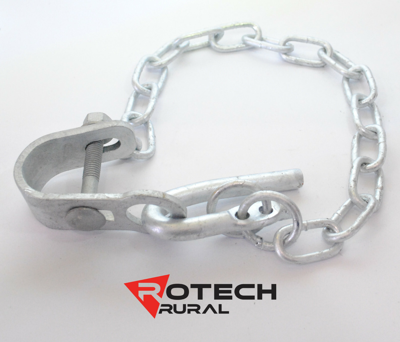 Farm Gate Bolt On Latch Kit - 700mm Chain Galvanised Rotech BCL700 ...