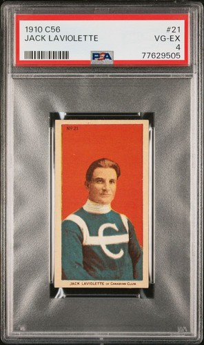 1910 C56 Imperial Tobacco Jack Laviolette #21 PSA 4 RC HOF Canadiens | eBay