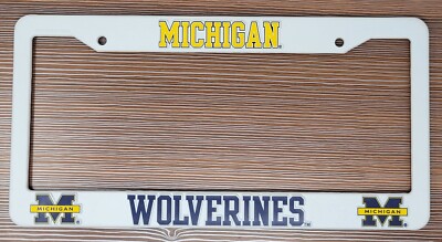 Michigan Wolverines Plastic License Plate Frame | eBay
