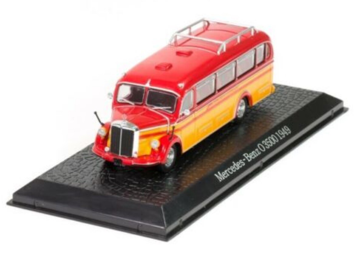 Model Car Busch (H0 41008) Oldtimer-Bus MB O-3500 " Müller-reisen " for ...