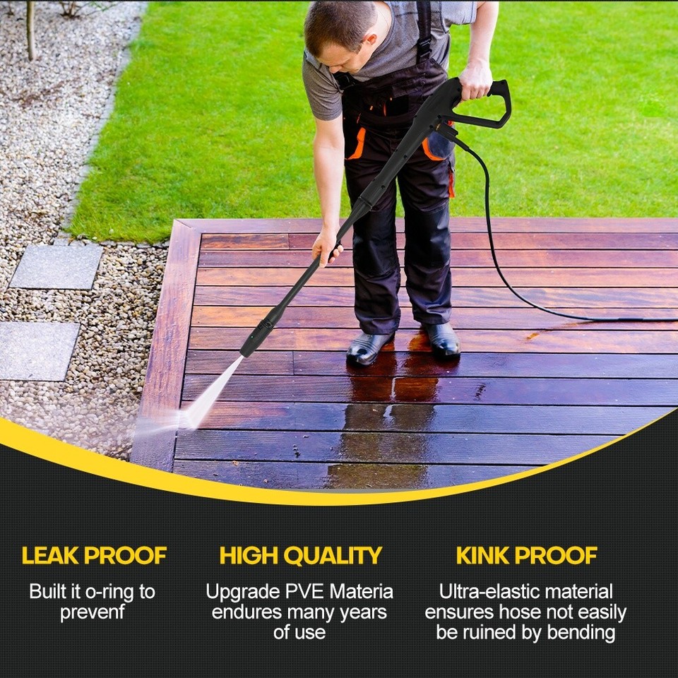 Electric High Pressure Washer Portable Water High Power Jet Wash Patio ...