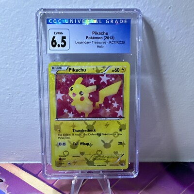 Pokemon 2013 Pikachu Legendary Treasures RC7/RC25 Holo - CGC 6.5 ...