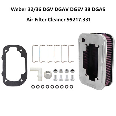 Air Filter assembly fits for Weber 32/36 DGV DGAV DGEV 38/38 DGS Carb ...
