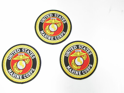 Lot of 2 NEW Large US Marine Corps USMC Embroidered Patches L4 | eBay