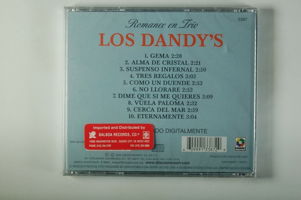 LOS DANDY'S Romance en Trio LATIN CD SEALED | eBay