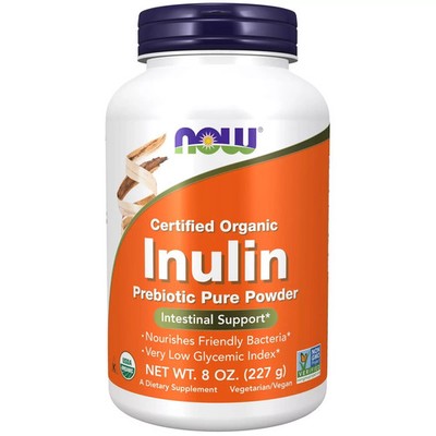 Now Foods Inulin Prebiotic Pure Powder Intestinal Digestive Support ...