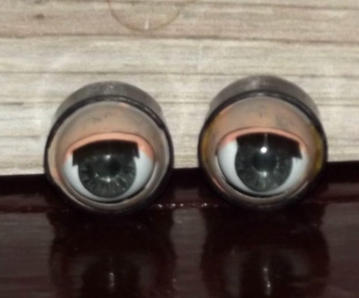 Margon Sleep Eyes 14mm Blue Vinyl Doll Eyes Replacement Repair Fix B84 ...