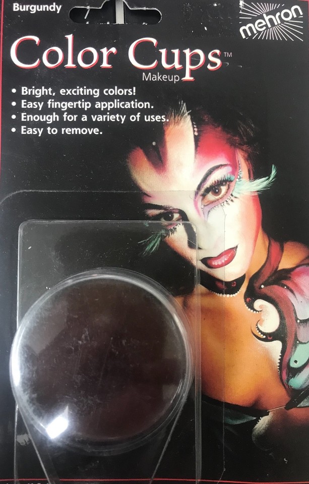 Mehron Cream Makeup Carded Color Cup .5oz Halloween | eBay