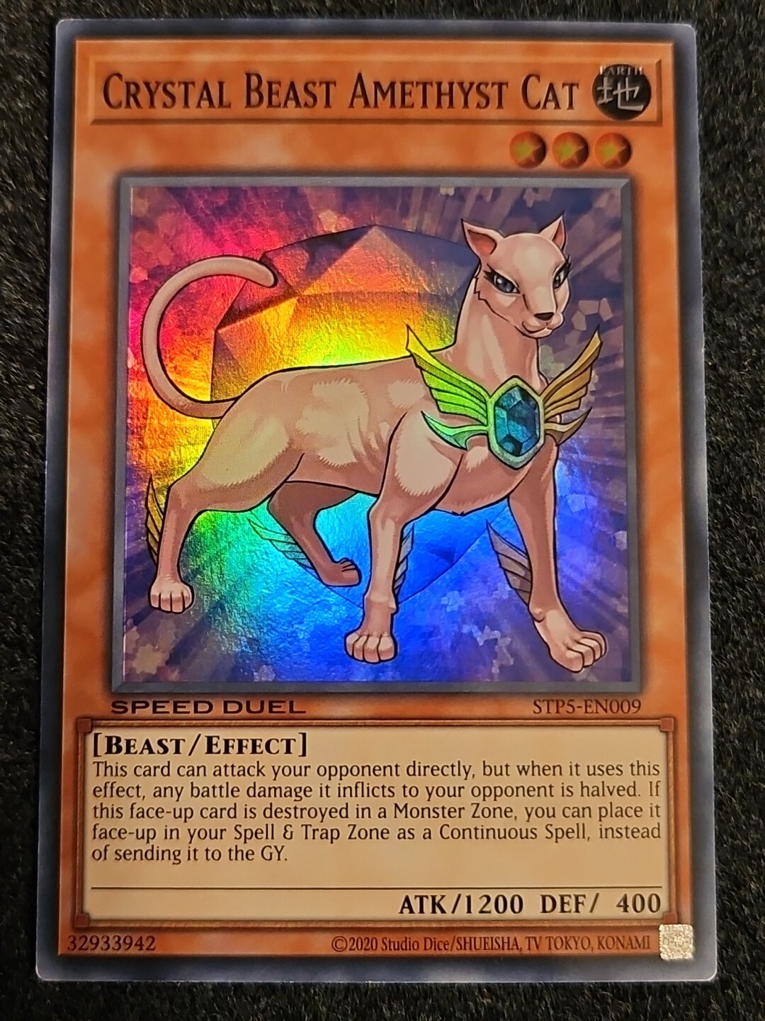 Crystal Beast Amethyst Cat Yu-Gi-Oh! STP5-EN009 Super Rare VLP | eBay