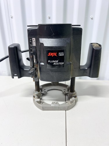 Skill Plunge Router 1/4” Collet 1 1/2 HP (Model 1823) Pre-owned Tested ...