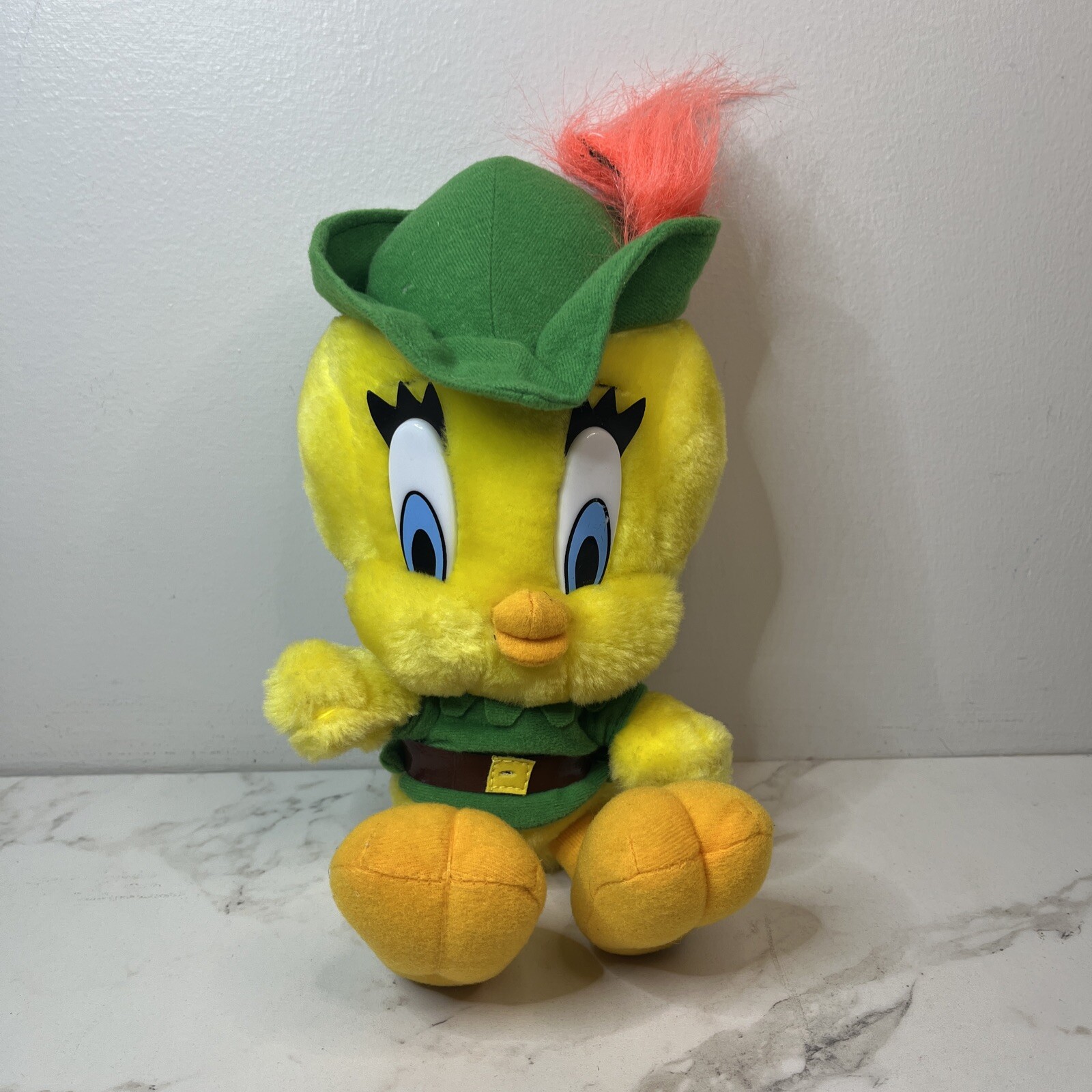 1997 Ace Looney Tunes Robin Hood Tweety Bird 10" Plush Soft Toy Stuffed ...