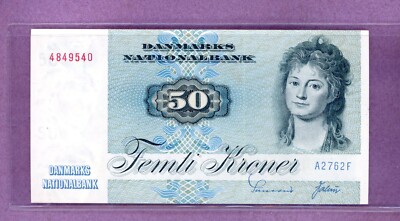 DENMARK ~ 1972 ~ 50 KRONER NOTE ~ CH BU | eBay