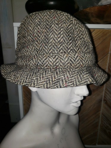 Hats of Ireland Castlebar 100% Pure Wool Donegal Tweed medium Walking ...