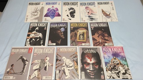 moon knight original 1, 3-5, complete Jeff Lemire run and complete Max ...
