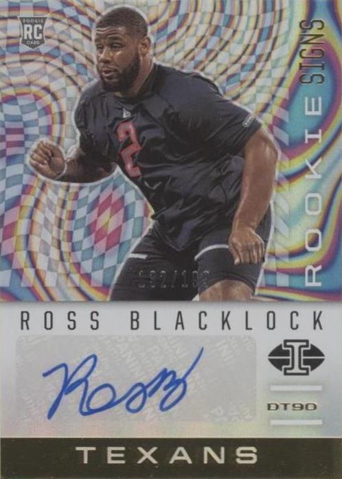 2020 Panini Illusions - Rookie Signs Ross Blacklock #RS22 /199 (AU, RC ...