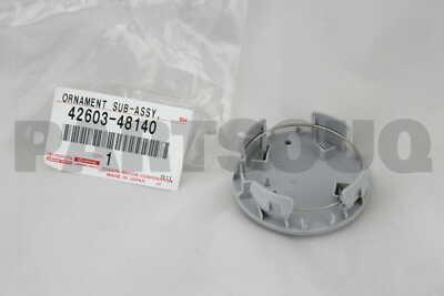 4260348140 Genuine Toyota ORNAMENT SUB-ASSY, WHEEL HUB 42603-48140 | eBay