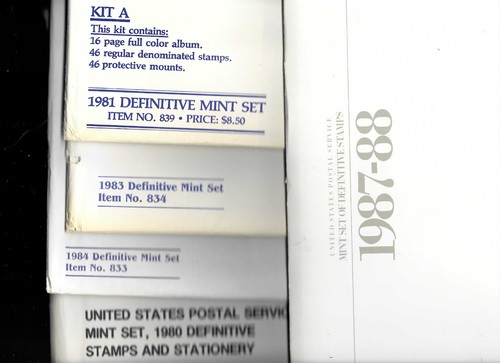 Lot of 5 Vintage USPS Definitive Stamp Albums | eBay